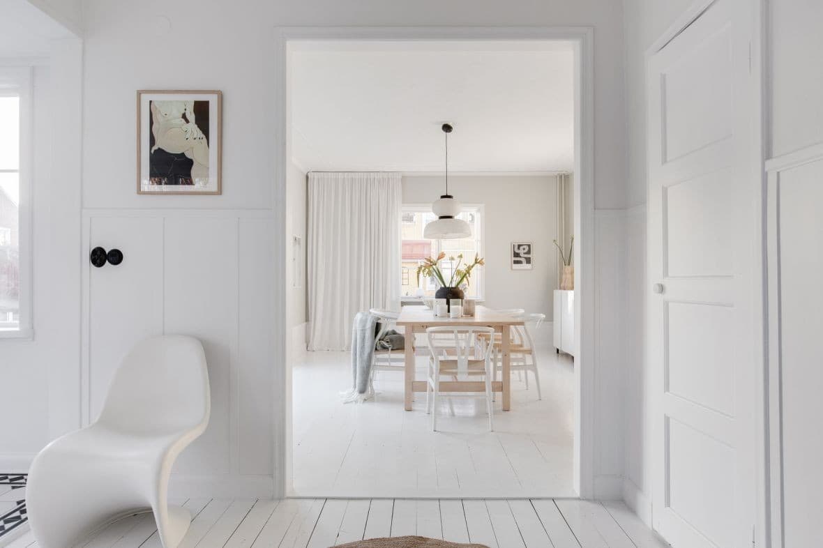 Pure Perfection - Romantic Nordic Style On White