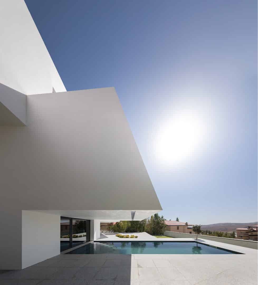 Cantilever House by UC21 Architects in Mosha, Iran