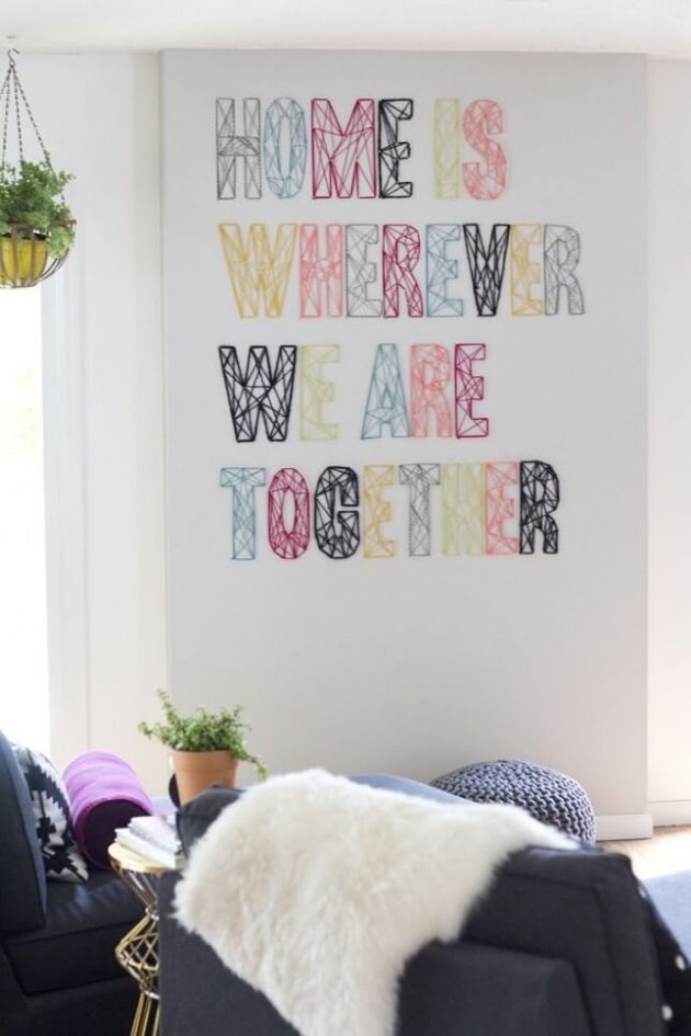 15 Lovely DIY String Art Crafts You Can Add To Your Décor
