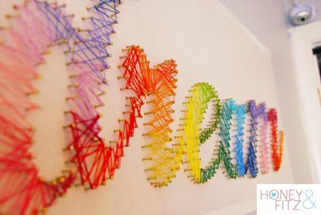 15 Lovely DIY String Art Crafts You Can Add To Your Décor