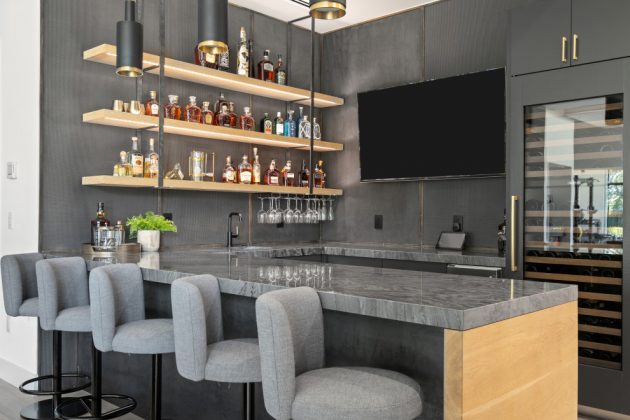 20 Lavish Contemporary Home Bar Designs For Any Occasion