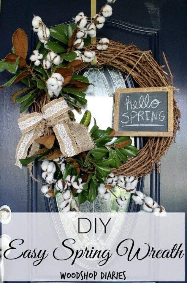 15 Beautiful DIY Spring Wreath Projects You Must Attempt This Spring