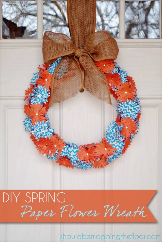 15 Beautiful DIY Spring Wreath Projects You Must Attempt This Spring