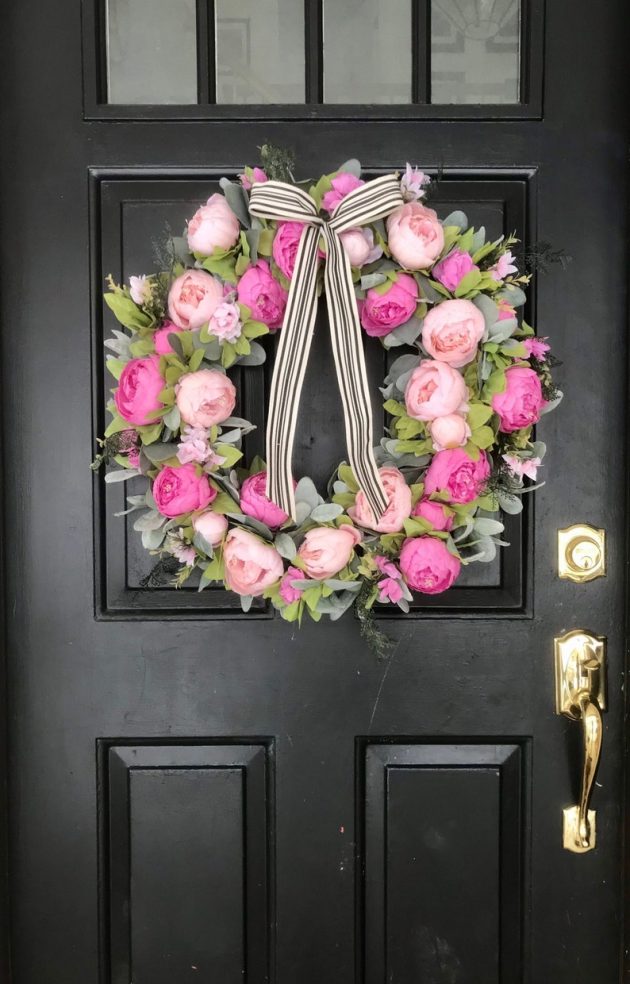 15 Super Fresh Floral Spring Wreath Designs You're Gonna Love