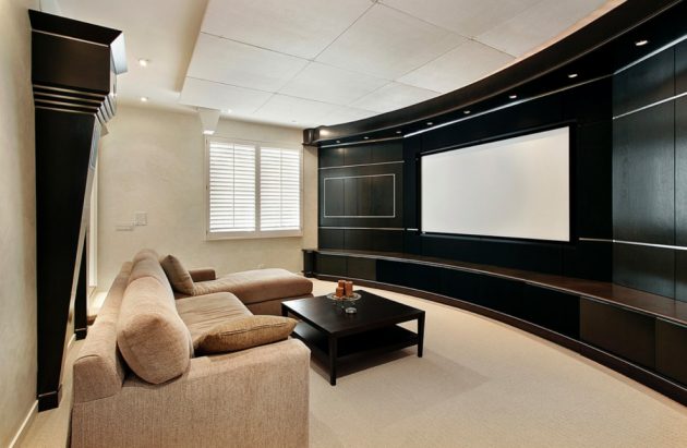 15 Exceptional Modern Home Theater Designs You'll Drool Over