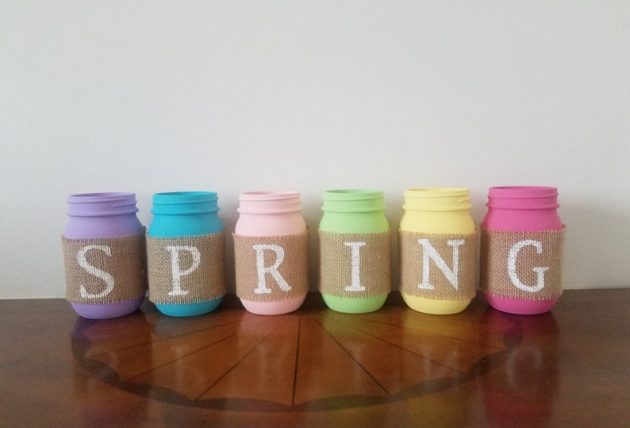 16 Wholesome Spring Mason Jar Decorations For Your Table