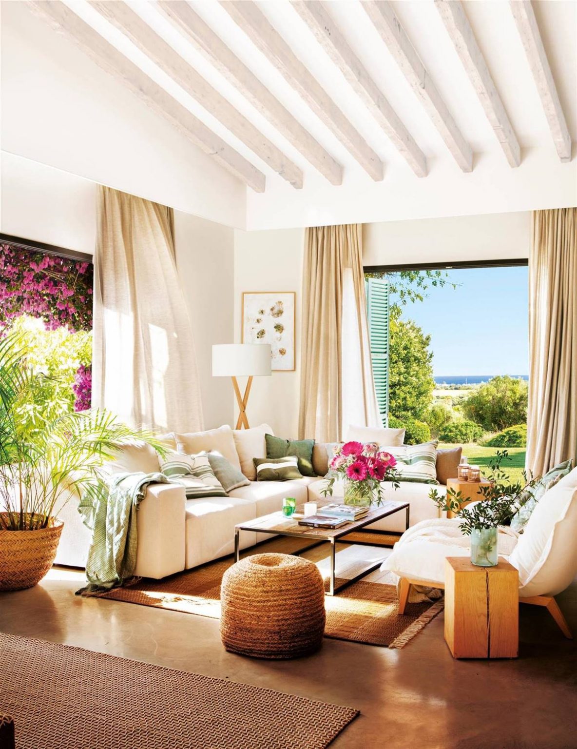 Very Bright Living Rooms That Will Warm Your Heart (Part I)