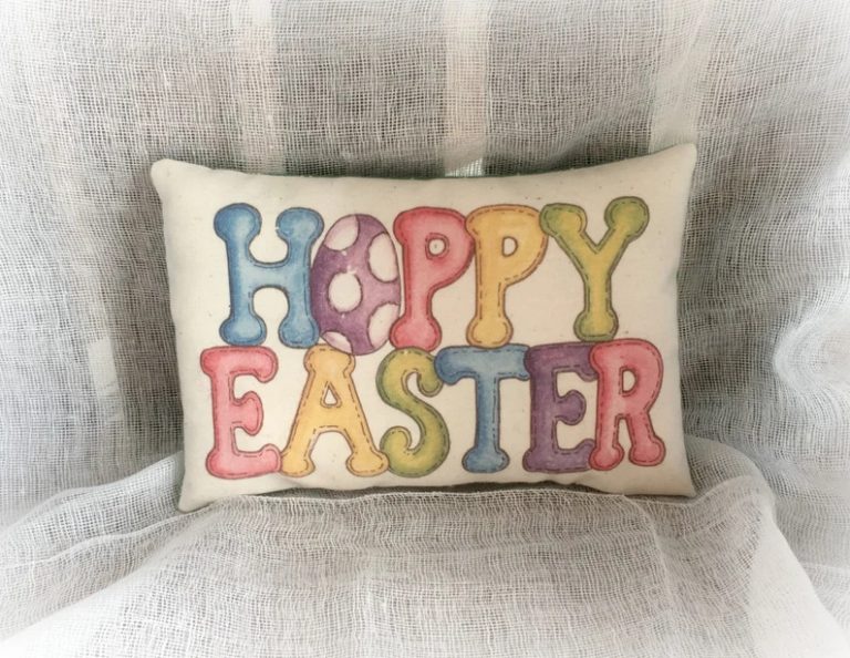 15 Cute Easter Pillow Decorations That Will Refresh Your Living Room