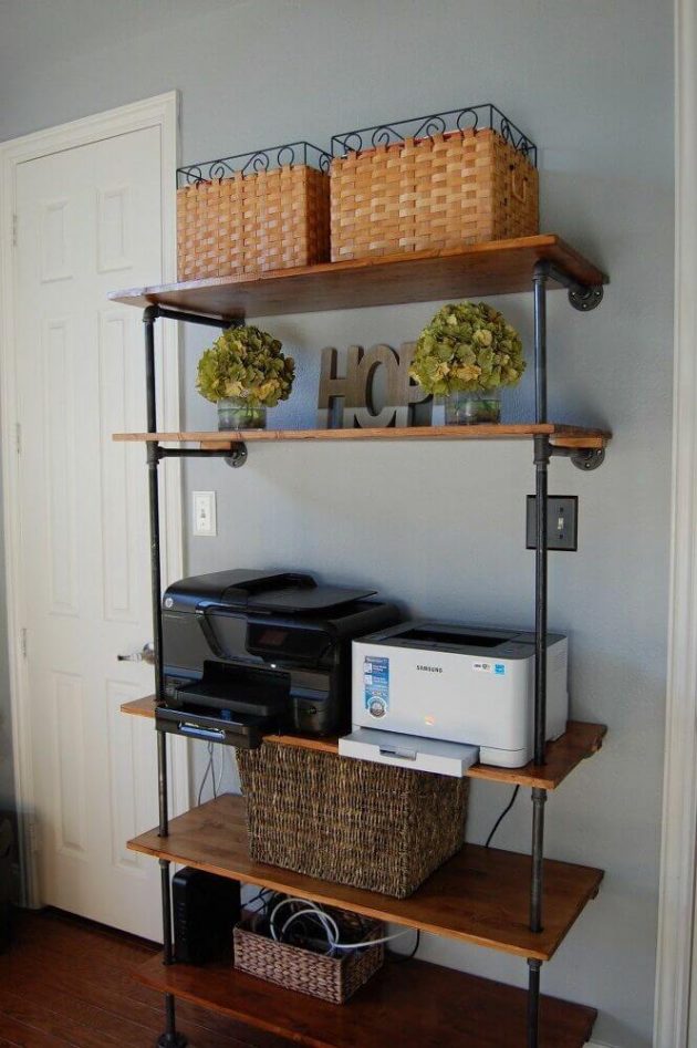 15 DIY Pipe Shelving Projects For That Industrial Look