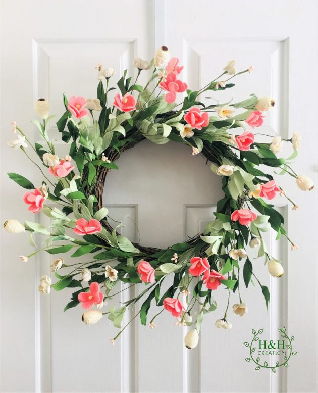 16 Refreshing Natural Spring Wreath Designs That Will Dazzle You