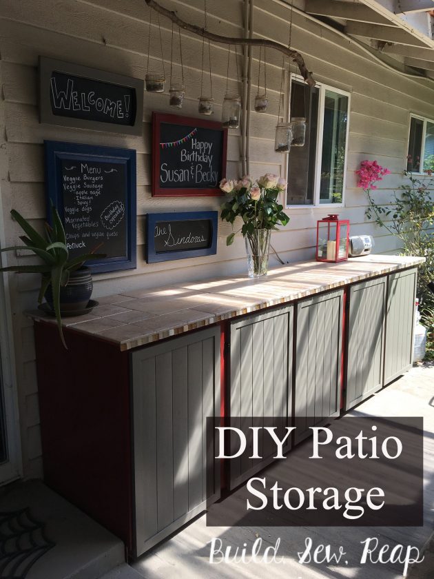 15 Genius DIY Outdoor Storage Projects That Also Look Good