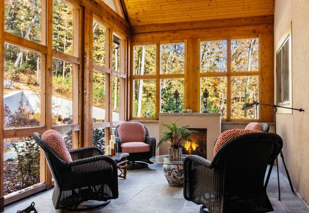 16 Superior Rustic Sunroom Designs With Amazing Views