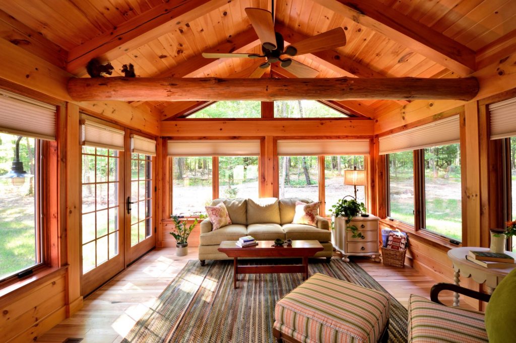 16 Superior Rustic Sunroom Designs With Amazing Views