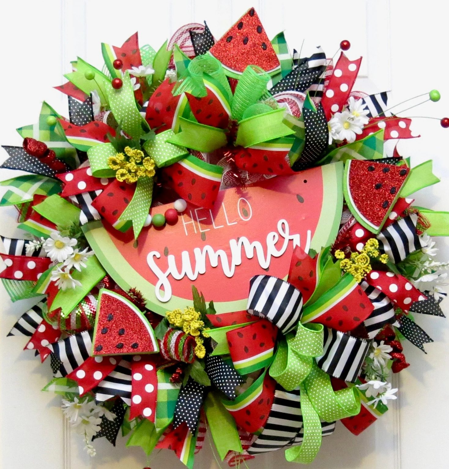 16 Sweet Watermelon Wreath Perfect With Summertime Vibes