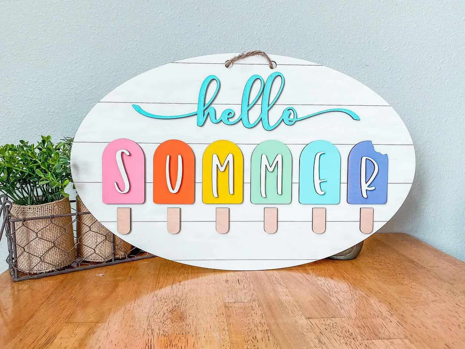 17 Sweet Summertime Sign Designs To Greet The Season In Style