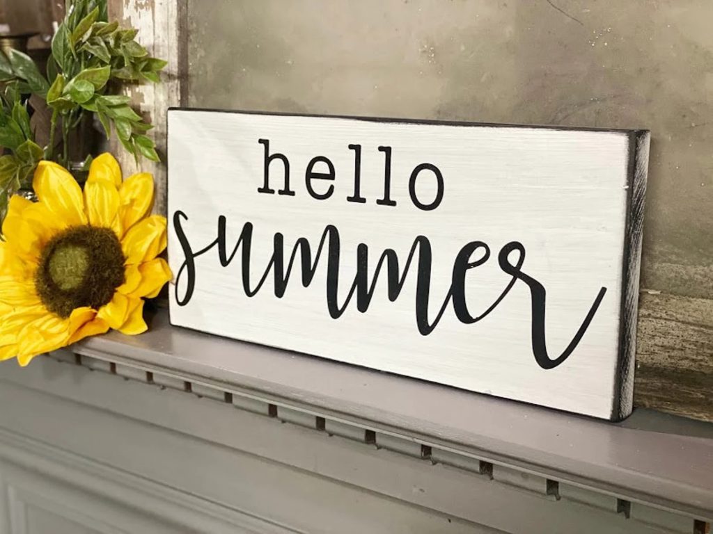 17 Sweet Summertime Sign Designs To Greet The Season In Style