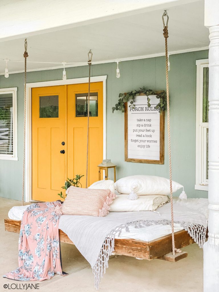 15 Amazing DIY Porch Ideas You Will Enjoy Crafting