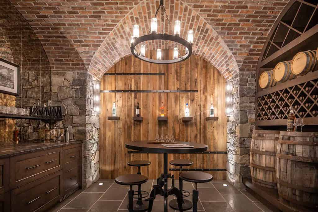 15 Sophisticated Rustic Wine Cellar Designs For Your Mountain Cabin
