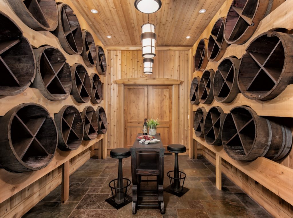 15 Sophisticated Rustic Wine Cellar Designs For Your Mountain Cabin