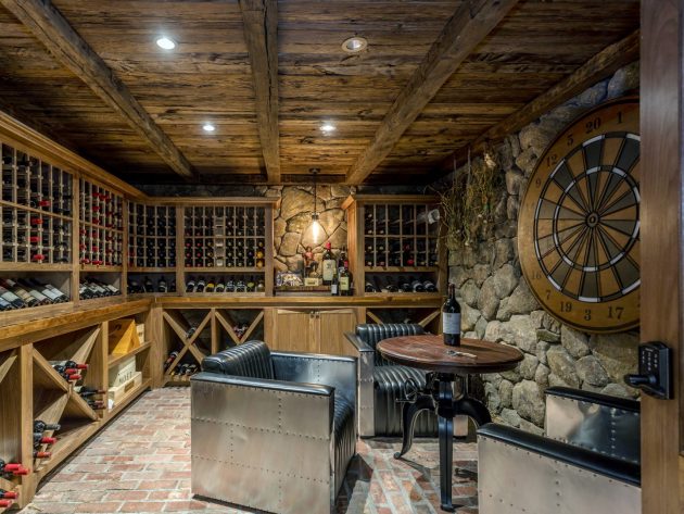 15 Sophisticated Rustic Wine Cellar Designs For Your Mountain Cabin