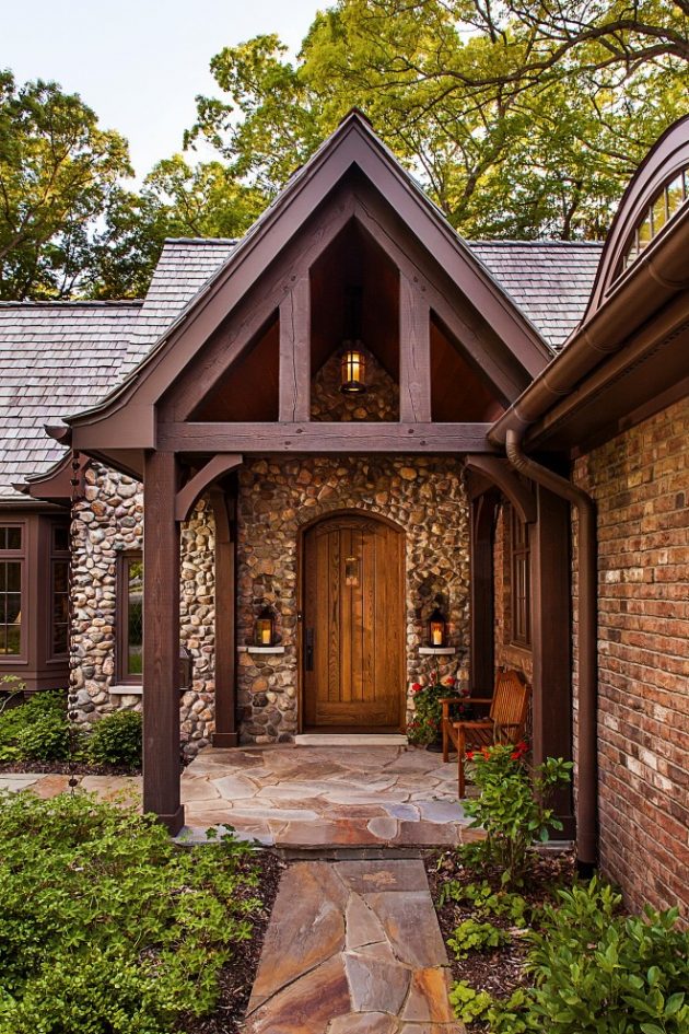 15 Remarkable Rustic Entrance Designs That Will Thrill You