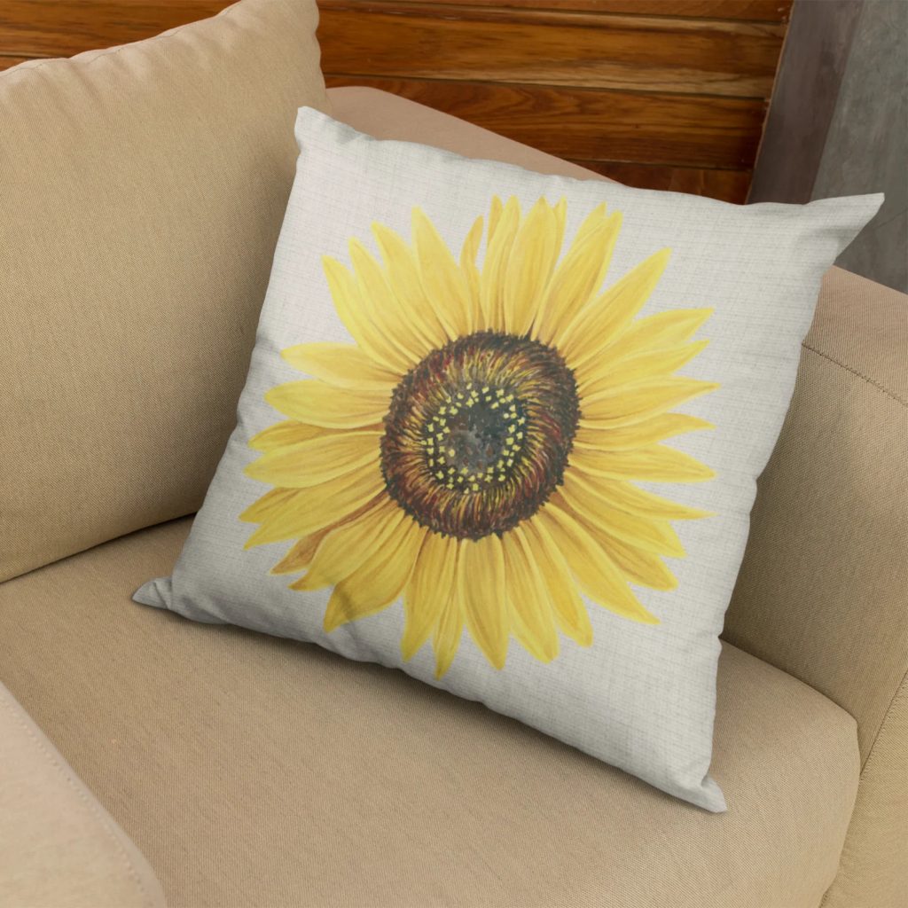 16 Cheerful Sunflower Pillow Designs For The Summer