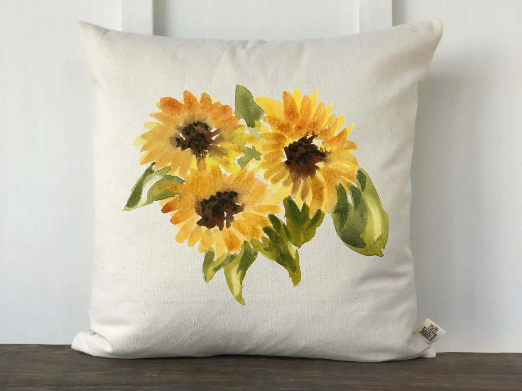 16 Cheerful Sunflower Pillow Designs For The Summer
