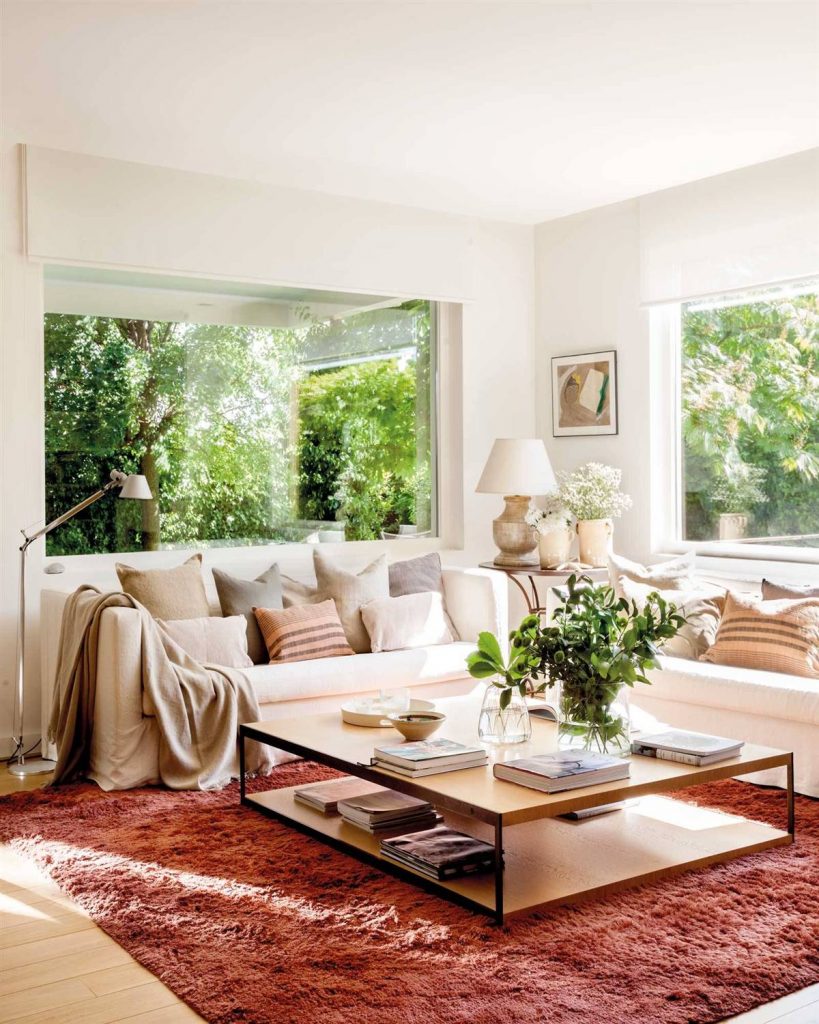 Carpet and sofa mixing tricks to inspire your living room