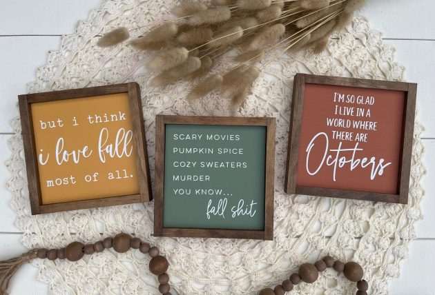 16 Cute Fall Sign Designs You Can Use In Any Corner Of Your Home