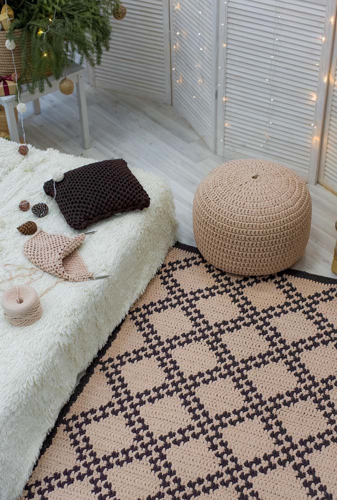 String carpet: photos and show to use it for decorating