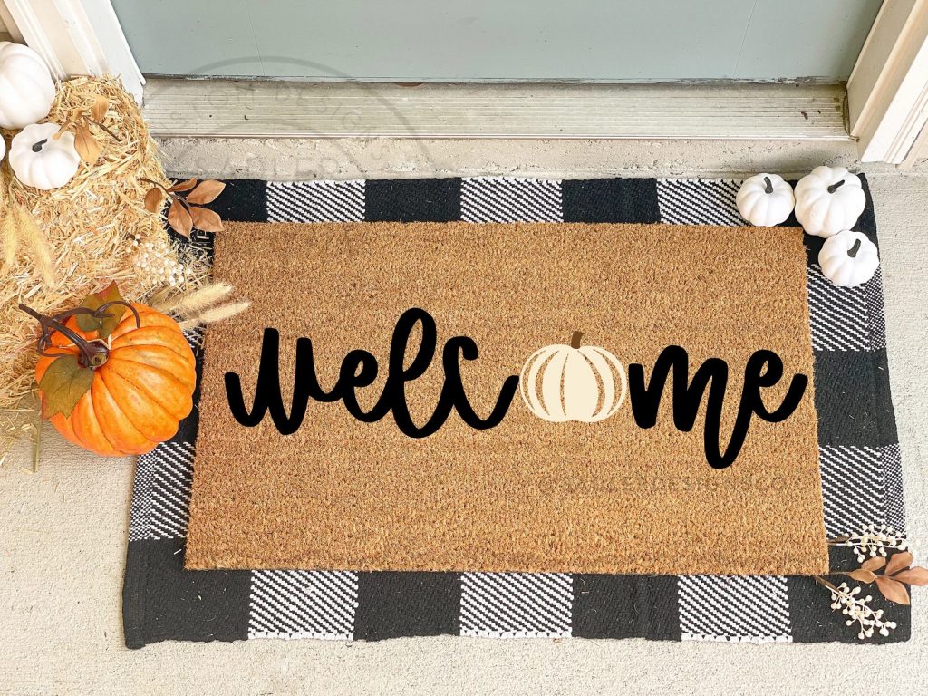 15 Charming Fall Doormat Designs That Will Welcome You With The Season ...