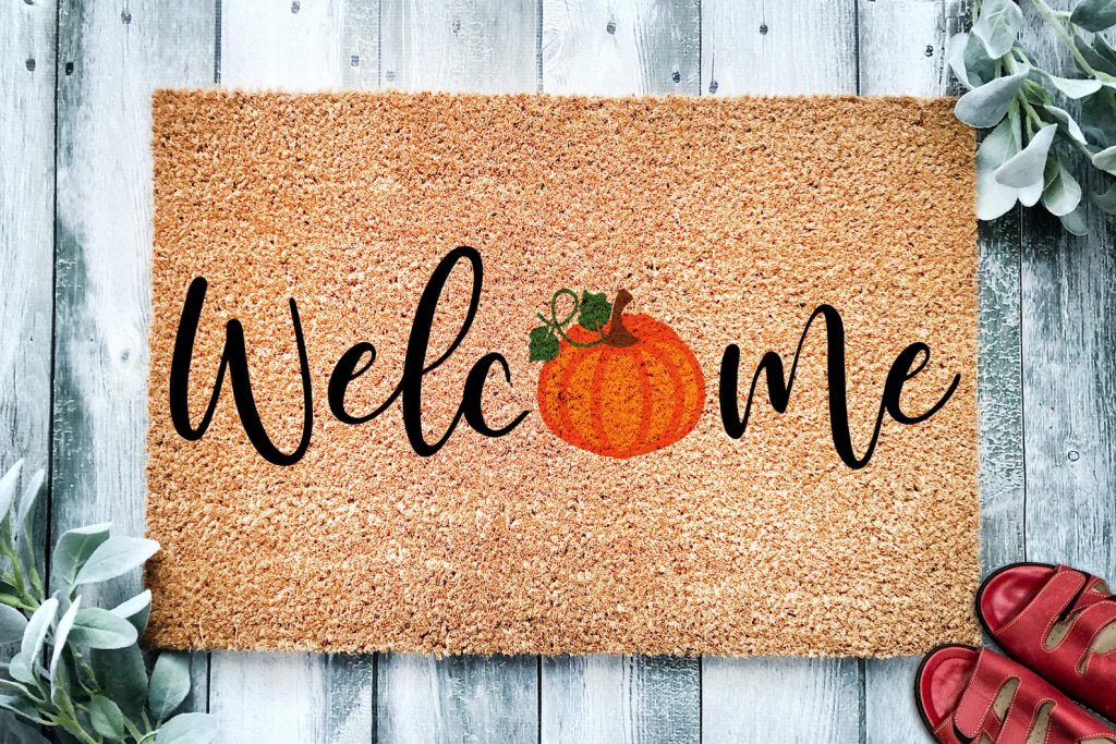 15 Charming Fall Doormat Designs That Will Welcome You With The Season ...