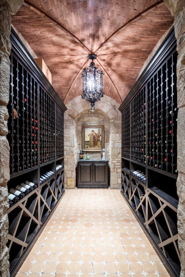 18 Lavish Mediterranean Wine Cellar Designs For Your Luxury Estate