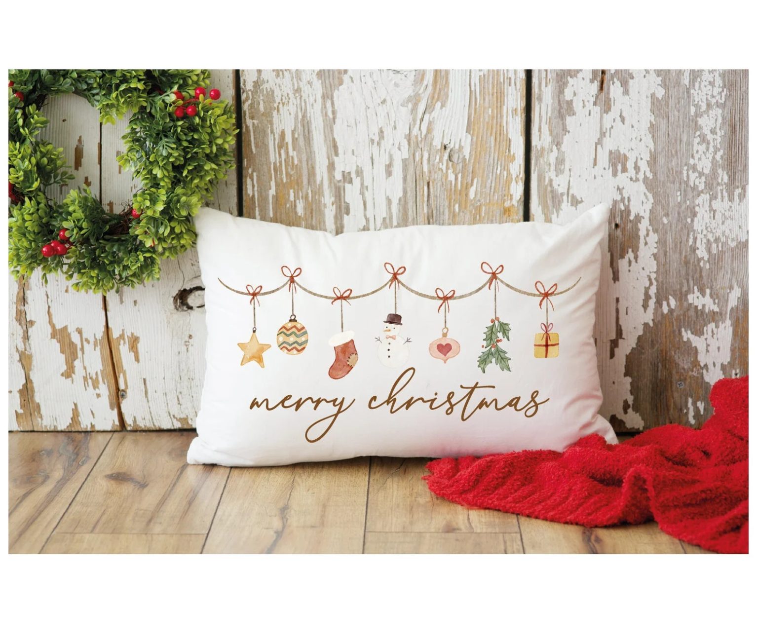 17 Merry & Bright Christmas Pillow Cover Designs You Will Want
