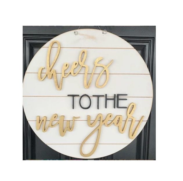 15 Elegant New Year Sign Ideas For The Party