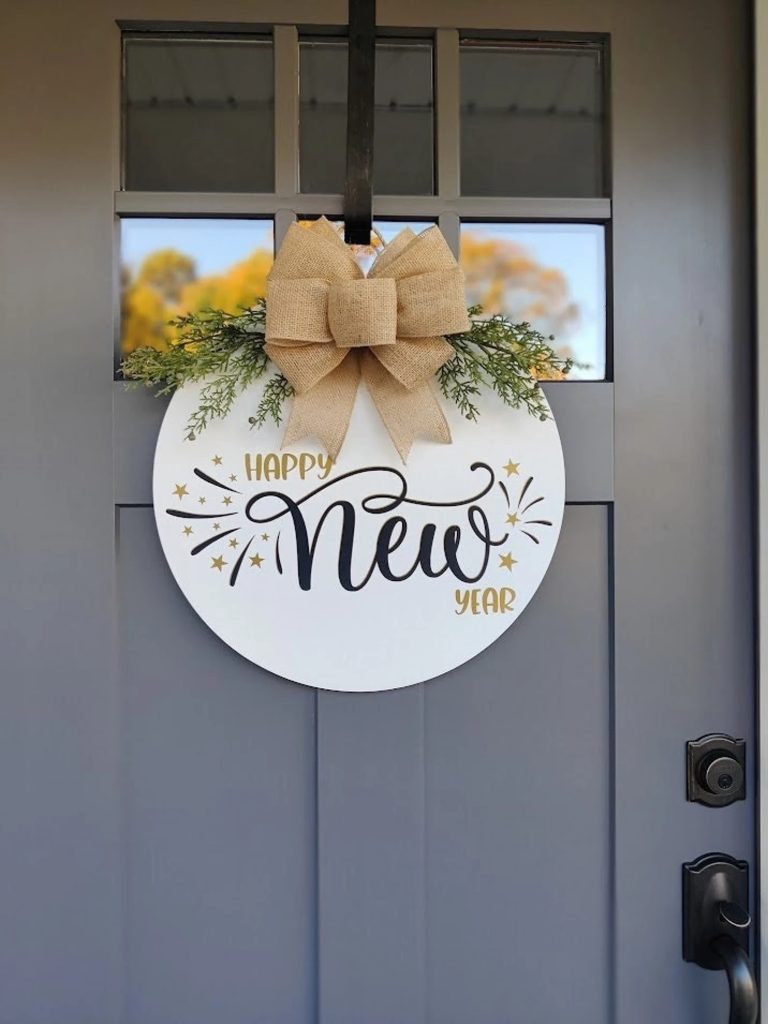 15 Elegant New Year Sign Ideas For The Party