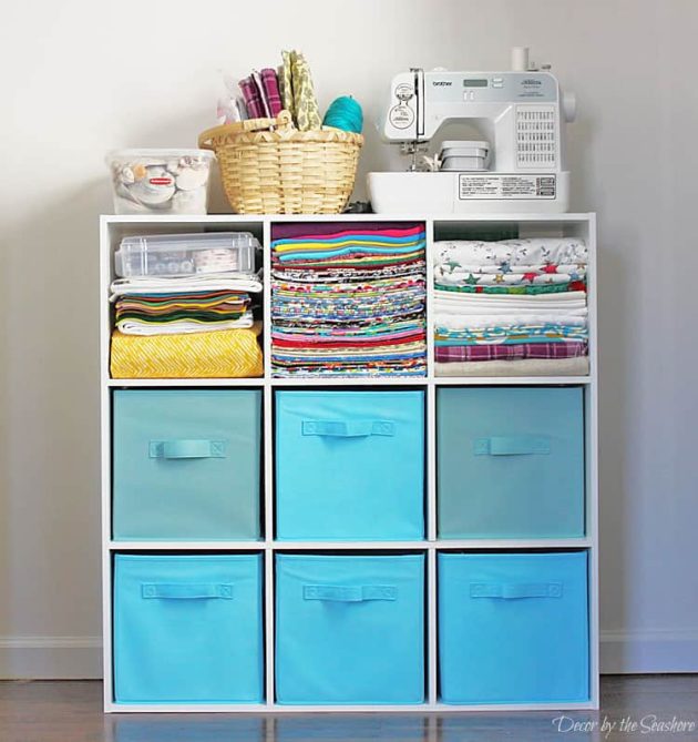 15 Practically Adorable DIY Craft Supplies Storage Ideas