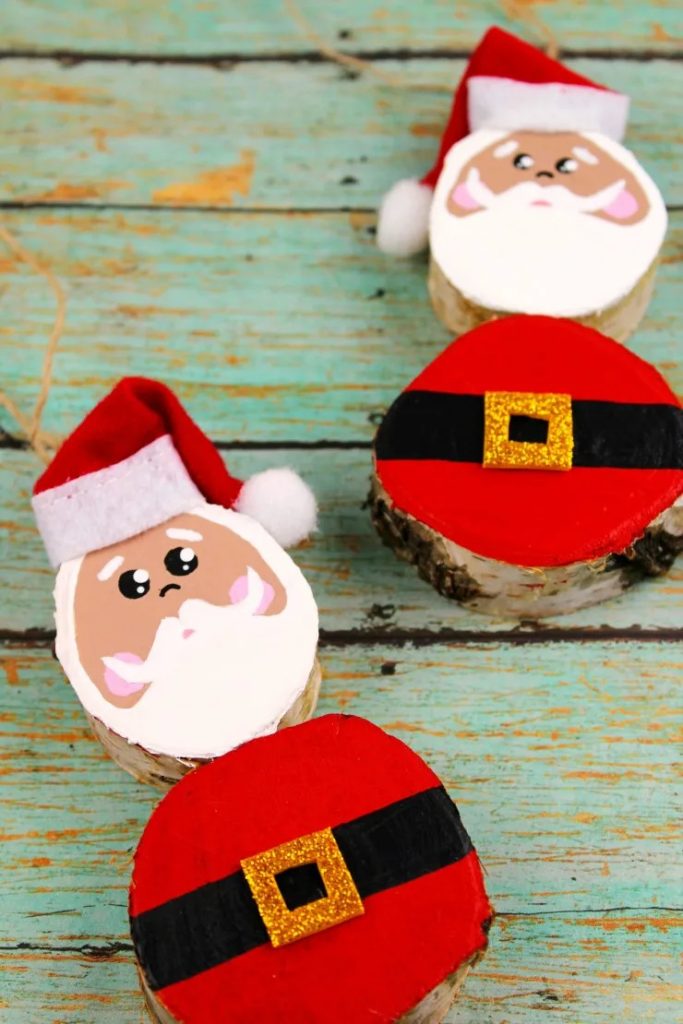 15 Super Fun DIY Santa Ornament Projects You Can Craft With Your Kids