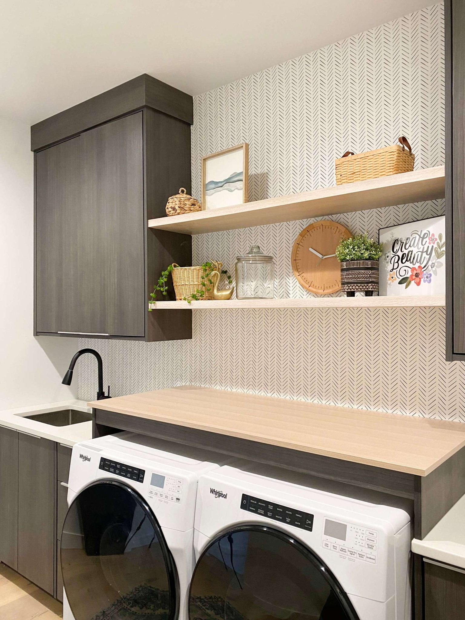 16 Practically Elegant Scandinavian Laundry Room Interior Designs