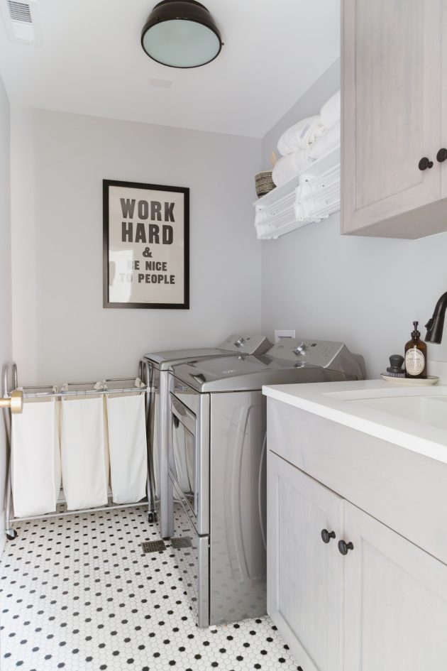 16 Practically Elegant Scandinavian Laundry Room Interior Designs