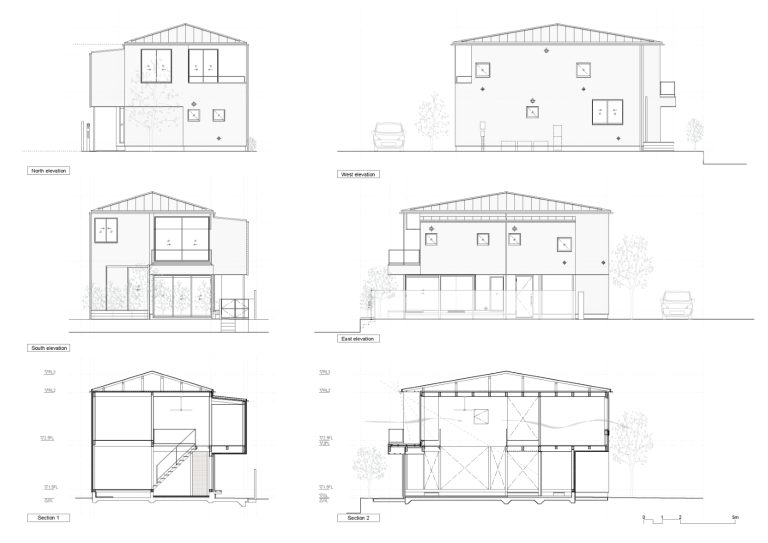 DOMA House by KiKi ARCHi + TAKiBI in Kanagawa, Japan