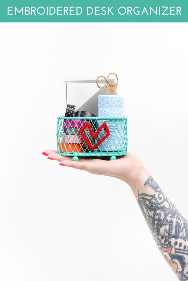 15 Simple & Practical DIY Desk Organizer Tutorials