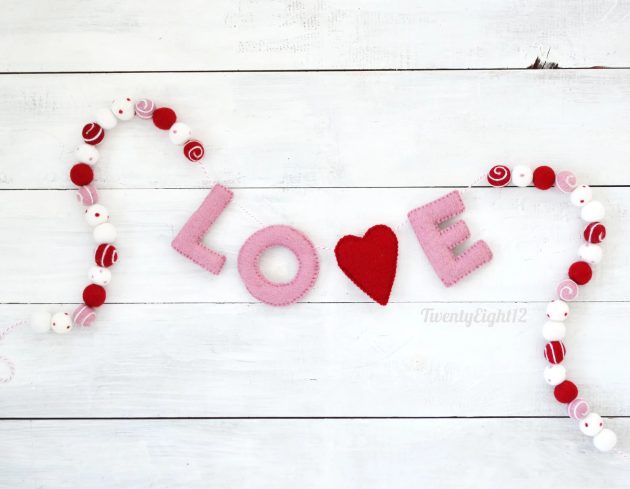 16 Creative Valentine's Day Garland Designs Full of Love