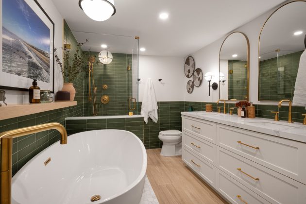 17 Transitional Bathroom Designs: A Blend of Traditional and Modern Styles