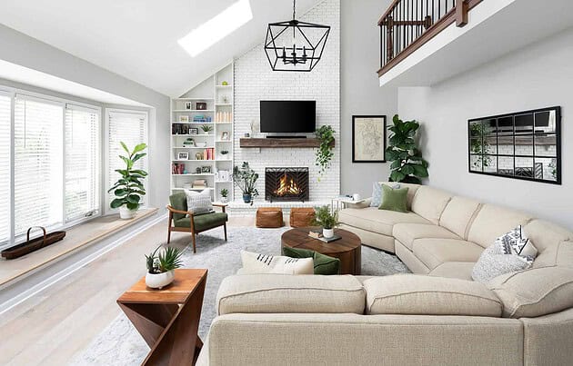 15 Transitional Family Room Designs That Balance Comfort and Style