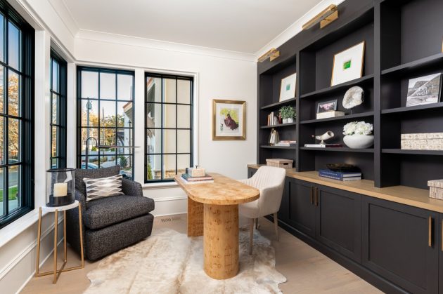 18 Transitional Home Office Designs for a Chic and Functional Workspace