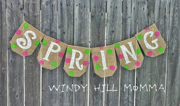 18 Spring Banner Designs to Add a Pop of Color to Your Home