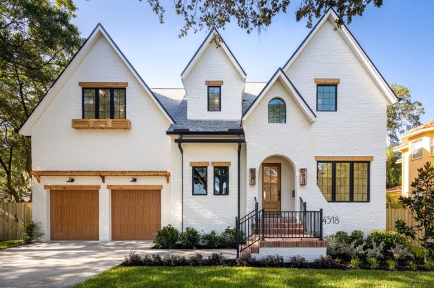 Mixing Styles: 20 Transitional Home Exterior Ideas for a Unique Look