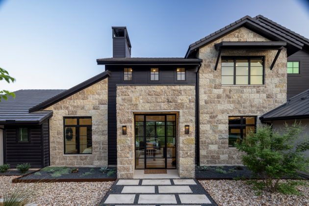 Mixing Styles: 20 Transitional Home Exterior Ideas for a Unique Look