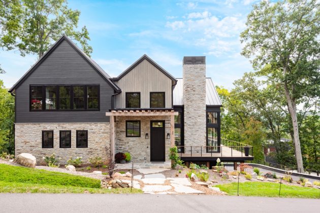 Mixing Styles: 20 Transitional Home Exterior Ideas for a Unique Look